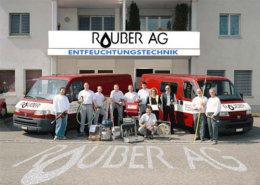 Rauber AG - Trocknung mit Kompetenz, Team, Geschichte